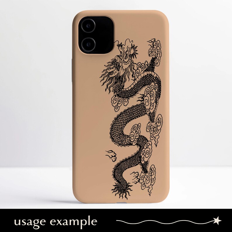 Ancient Japanese Dragon SVG, Eastern Wingless Long Dragon Png, Eps, Dxf ...
