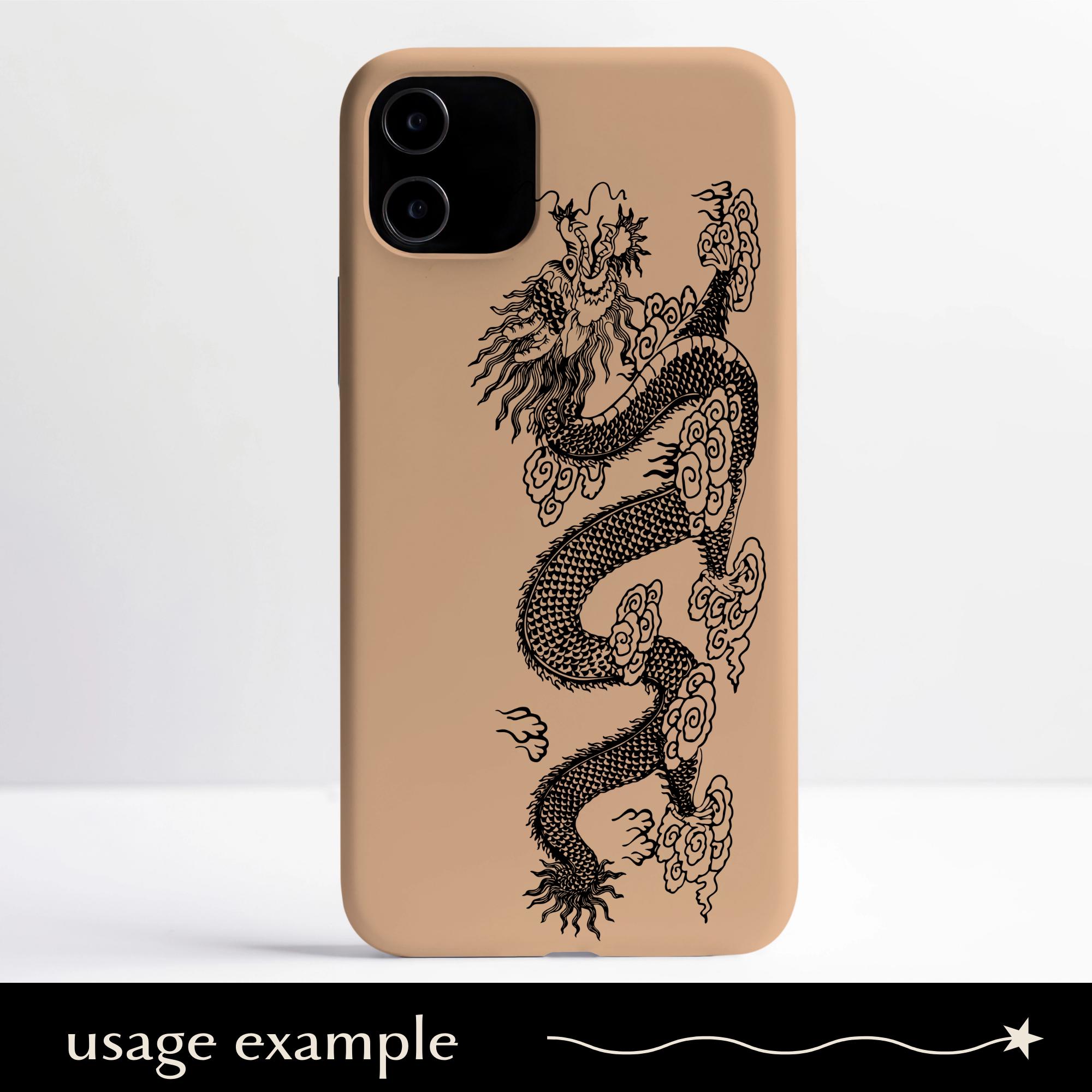 Ancient Japanese Dragon SVG, Eastern Wingless Long Dragon Png, Eps, Dxf ...