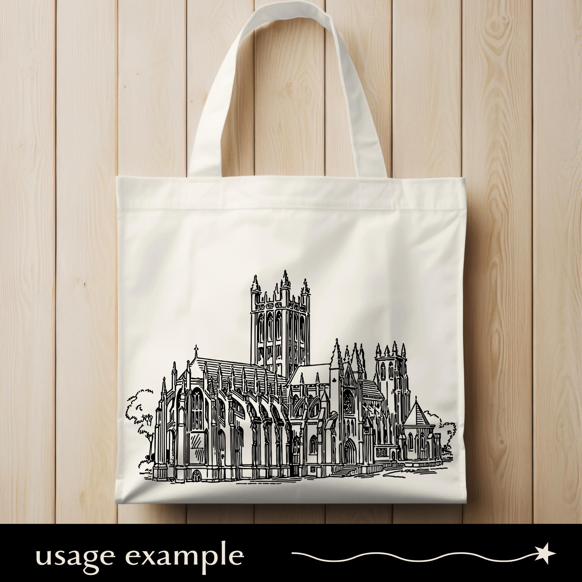 Ancient Gothic Cathedral SVG, Europe Architectural Style Png, Eps, Dxf ...