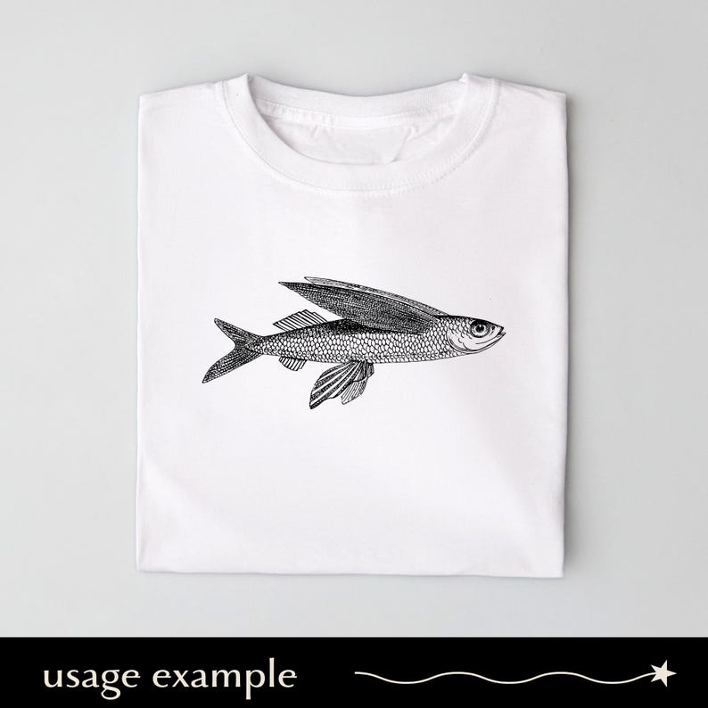 Saltwater and Freshwater Fish SVG Bundle, Blowfish Carp Halibut ...