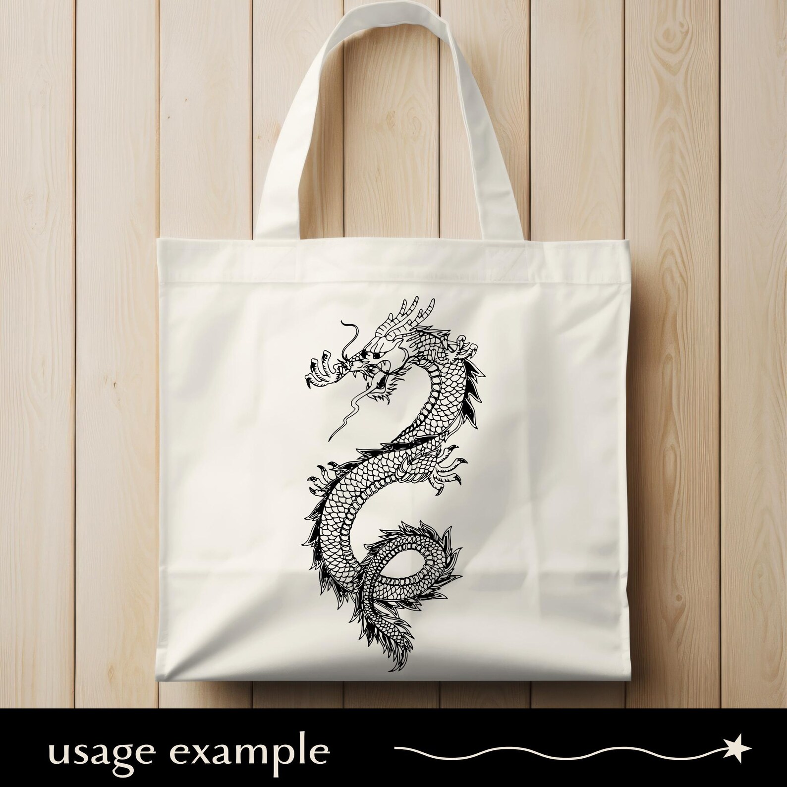Roaring Chinese Dragon in Aggressive Pose SVG, Mythical Horned Loong ...