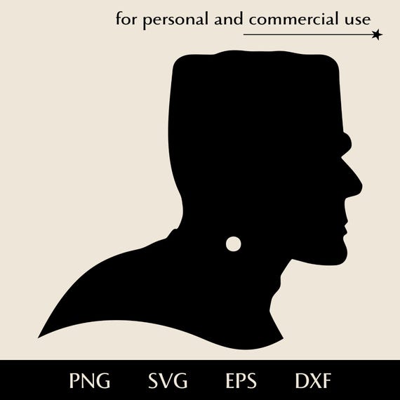 Frankenstein Profilsilhouette