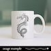 Roaring Chinese Dragon in Aggressive Pose SVG, Mythical Horned Loong ...