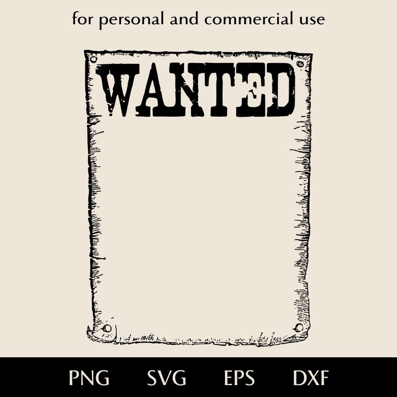 Old West Wanted Posters - Etsy
