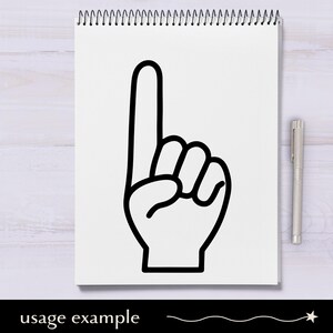 Hand Sign Bundle SVG, 1 2 3 4 5 Fingers Png Eps Dxf, Fist and Handshake ...