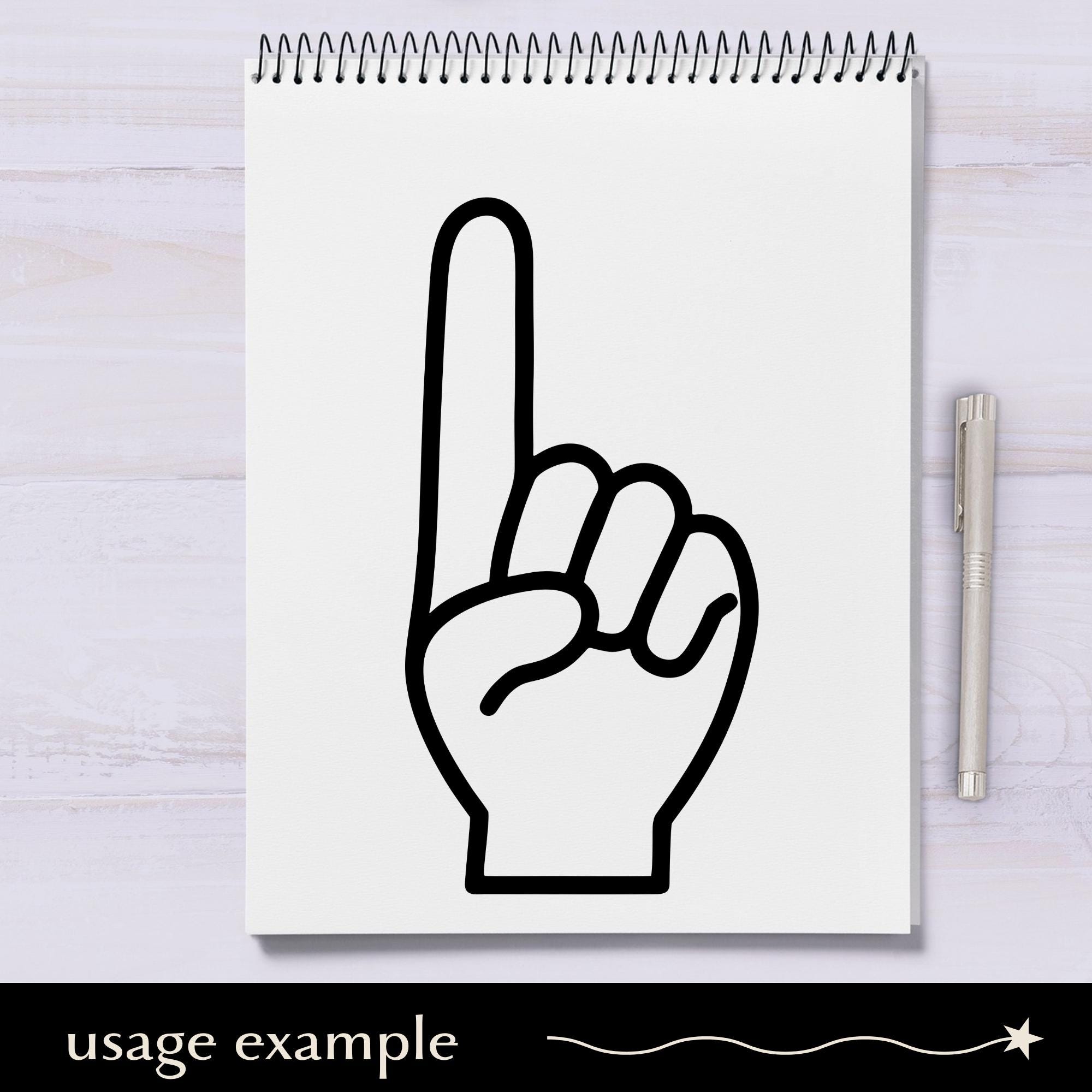 Hand Sign Bundle SVG, 1 2 3 4 5 Fingers Png Eps Dxf, Fist and Handshake ...