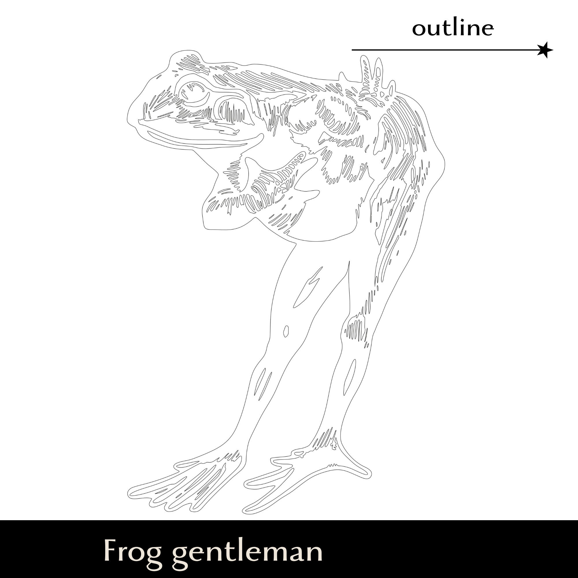 Long-legged Frog Gentleman SVG, Bowing Polite Humanoid Toad Png, Eps ...