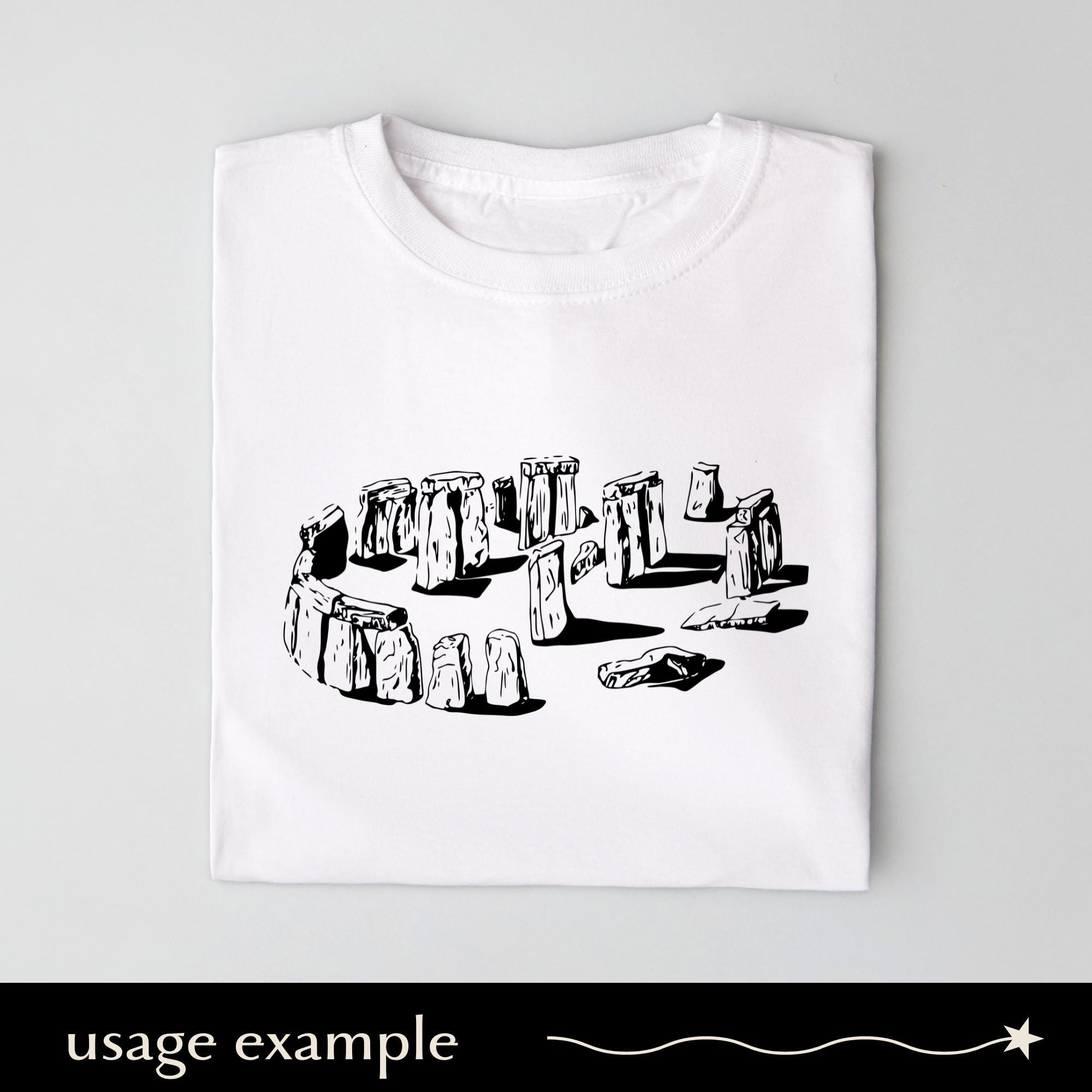 Stonehenge SVG, Ancient Stones Circle Png, Eps, Dxf, Archaeological ...