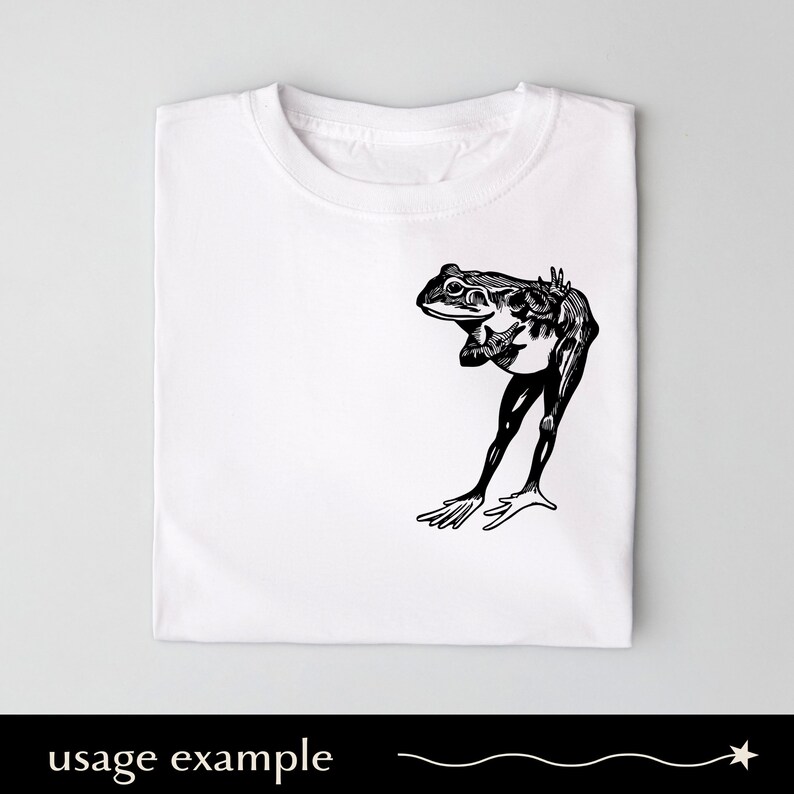 Long-legged Frog Gentleman SVG, Bowing Polite Humanoid Toad Png, Eps ...