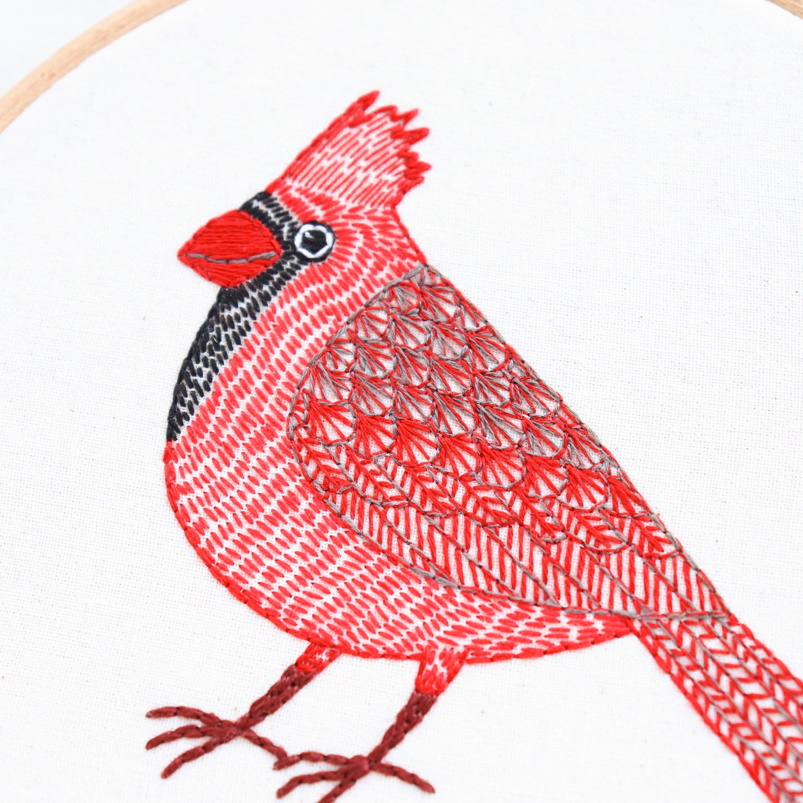 Cardinal Bird Embroidery Pattern Instant Download - Etsy