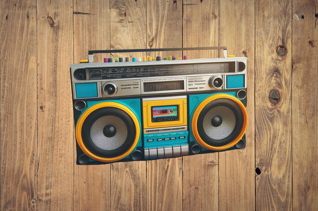 Boombox Vinyl Stickers, Boombox Stickers, Art Vinyl Stickers, Hiphop ...