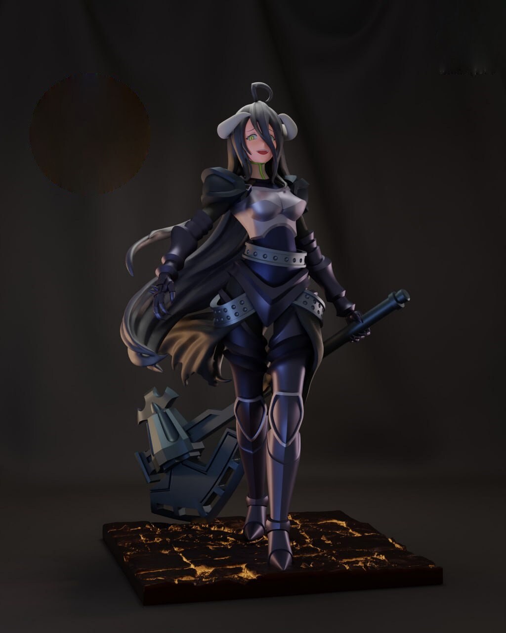 Albedo STL, 3D Model, 3D Figure, Bust, Printing, 3D Print, Diorama ...