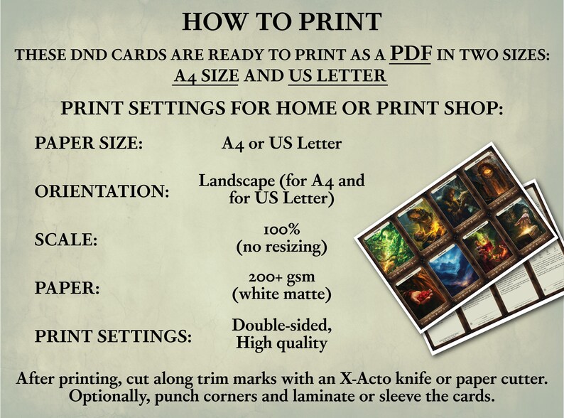 Ranger Dnd Spell Cards, Printable D&d 5e Spell Cards, 2014 and 2024 ...