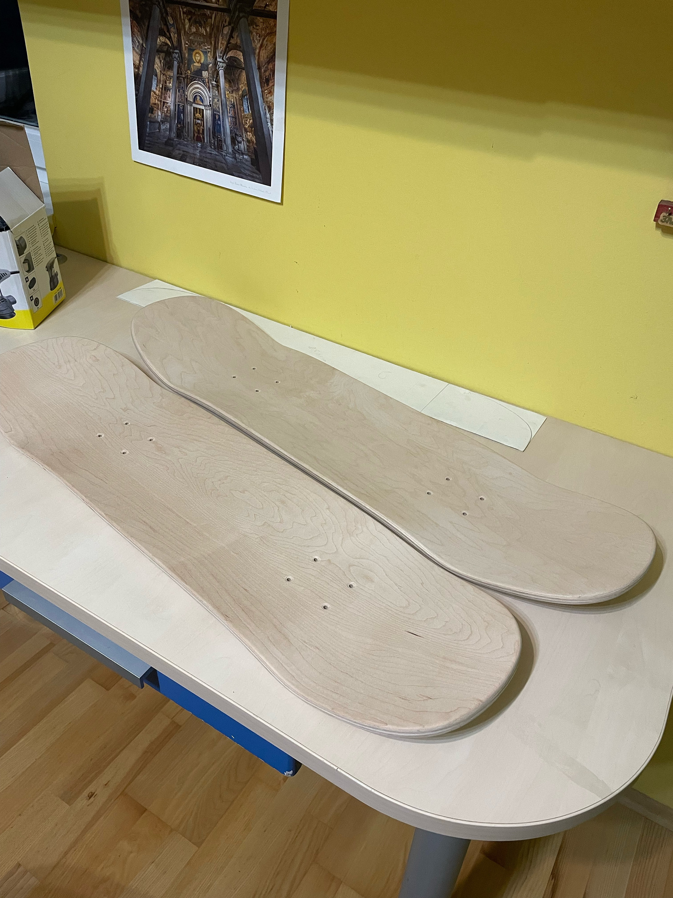 Custom Skateboard Deck, Laser Engraved Personalized Graphics, 7-ply ...