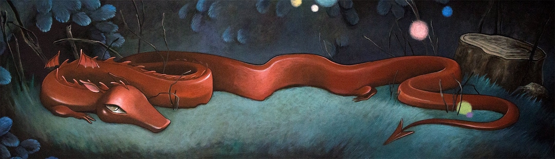 Red Dragon Limited Edition Reproduction - Etsy