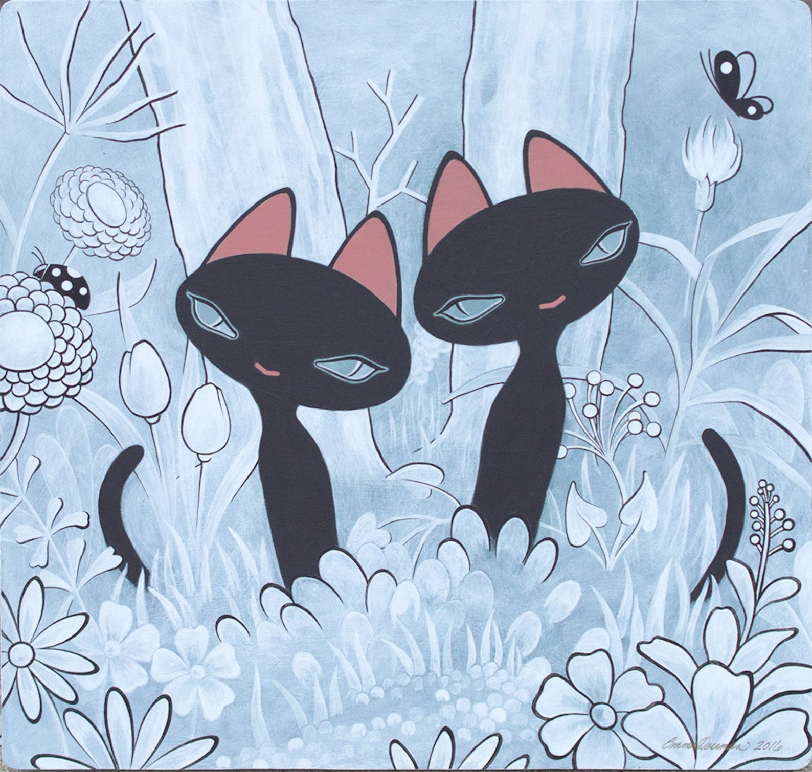 Pfft. Pfft. Two Cats Limited Edition Reproduction - Etsy