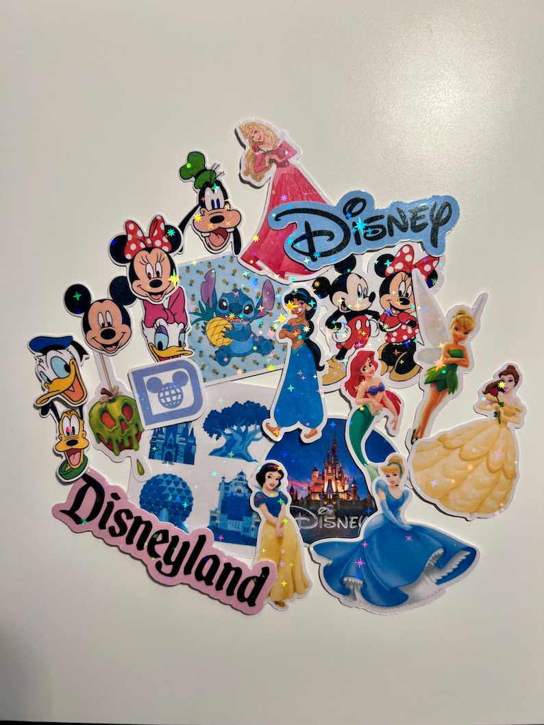 Disney Stickers Mickey and Friends, Princesses, Stitch and More ...