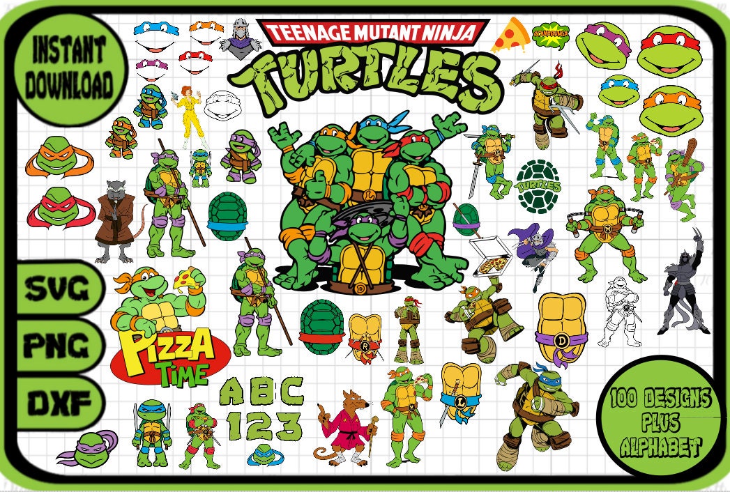 Ninja Turtles Shell Cartoon
