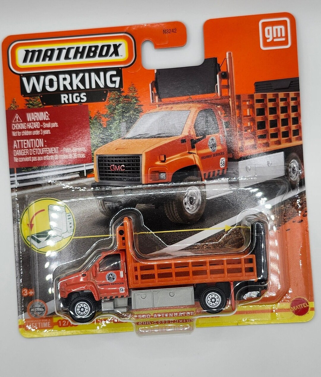 Matchbox GMC 3500 Attenuator Truck - Etsy