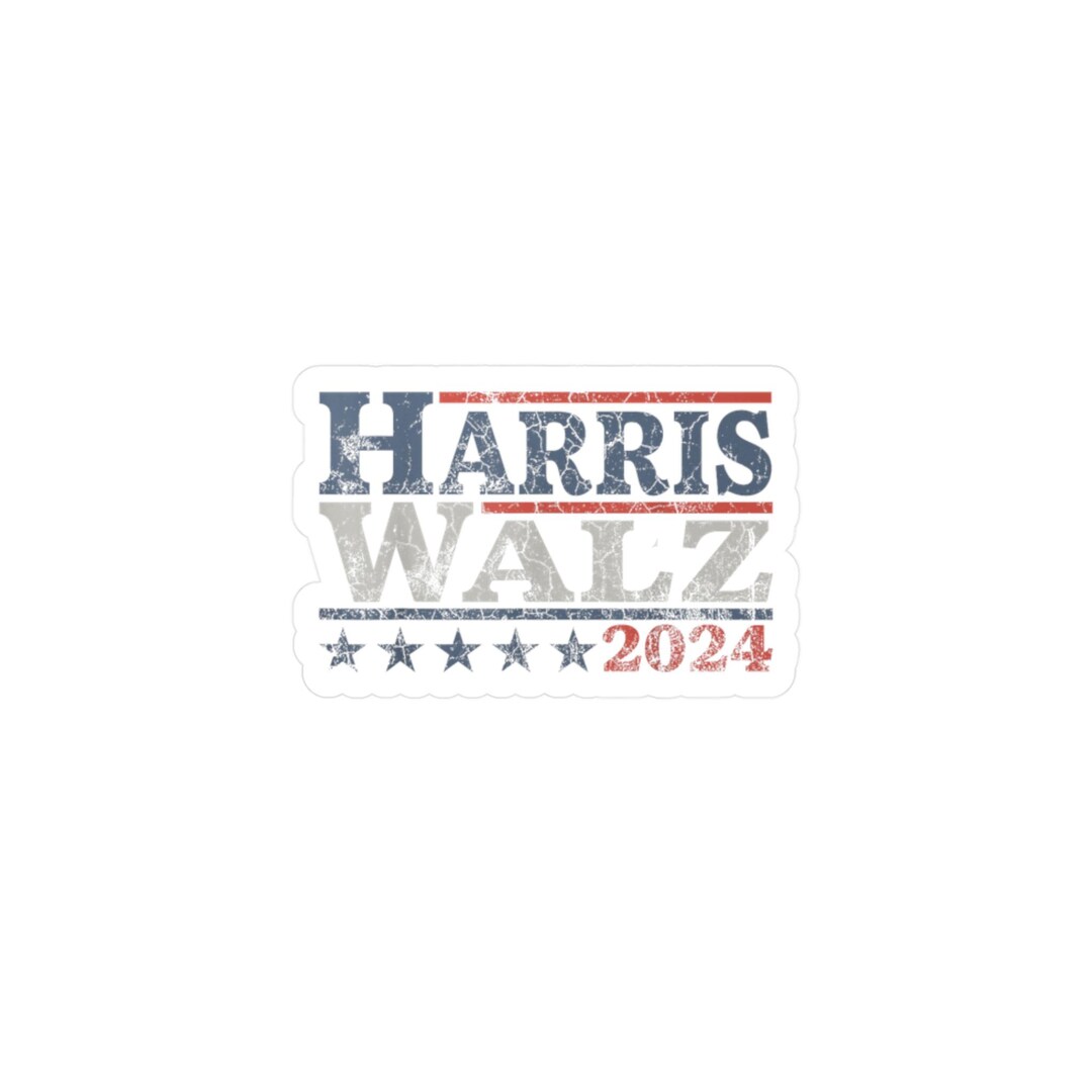 Harris Walz 2024 Sticker, Gifts for Friends, Walz Vice President, House ...