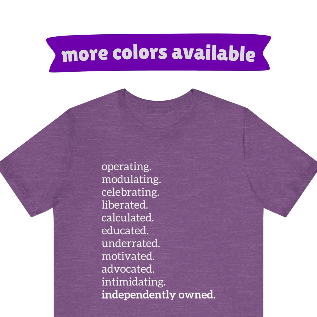 Independently Owned Shirt | Shucked Broadway Musical Theater T-shirt - Etsy