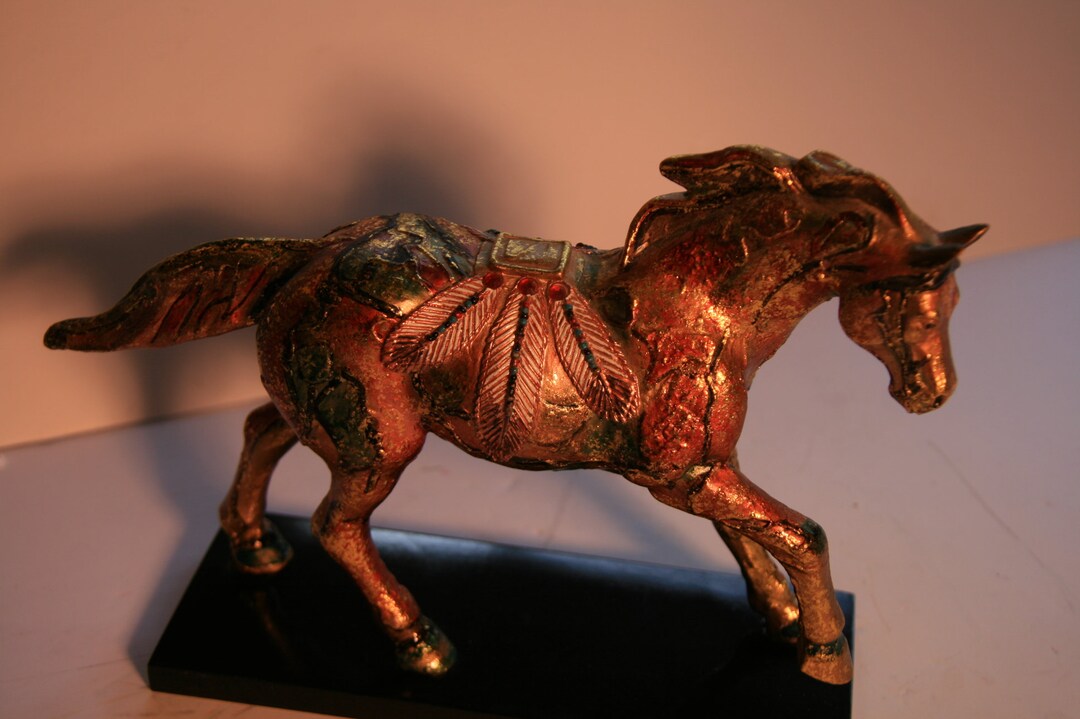 Trail of Painted Ponies Golden Feather Pony - Etsy