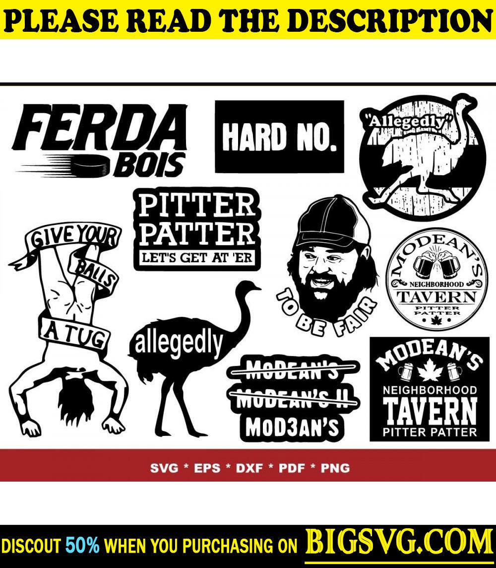 100 LETTERKENNY Svg BUNDLE Letterkenny Layered Svg, Letterkenny Ferda ...