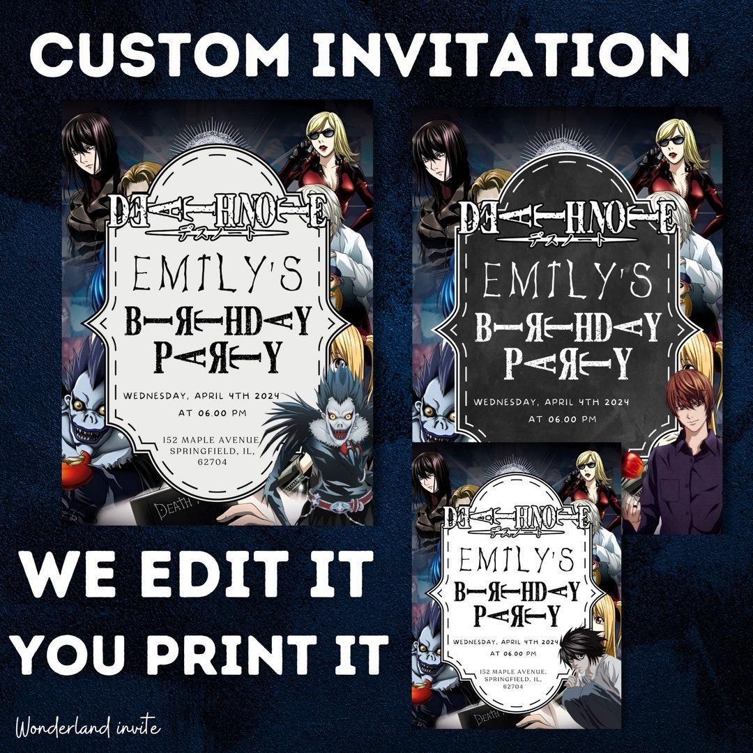 Custom Birthday Invitation, Printable Birthday Invitation, Custom ...