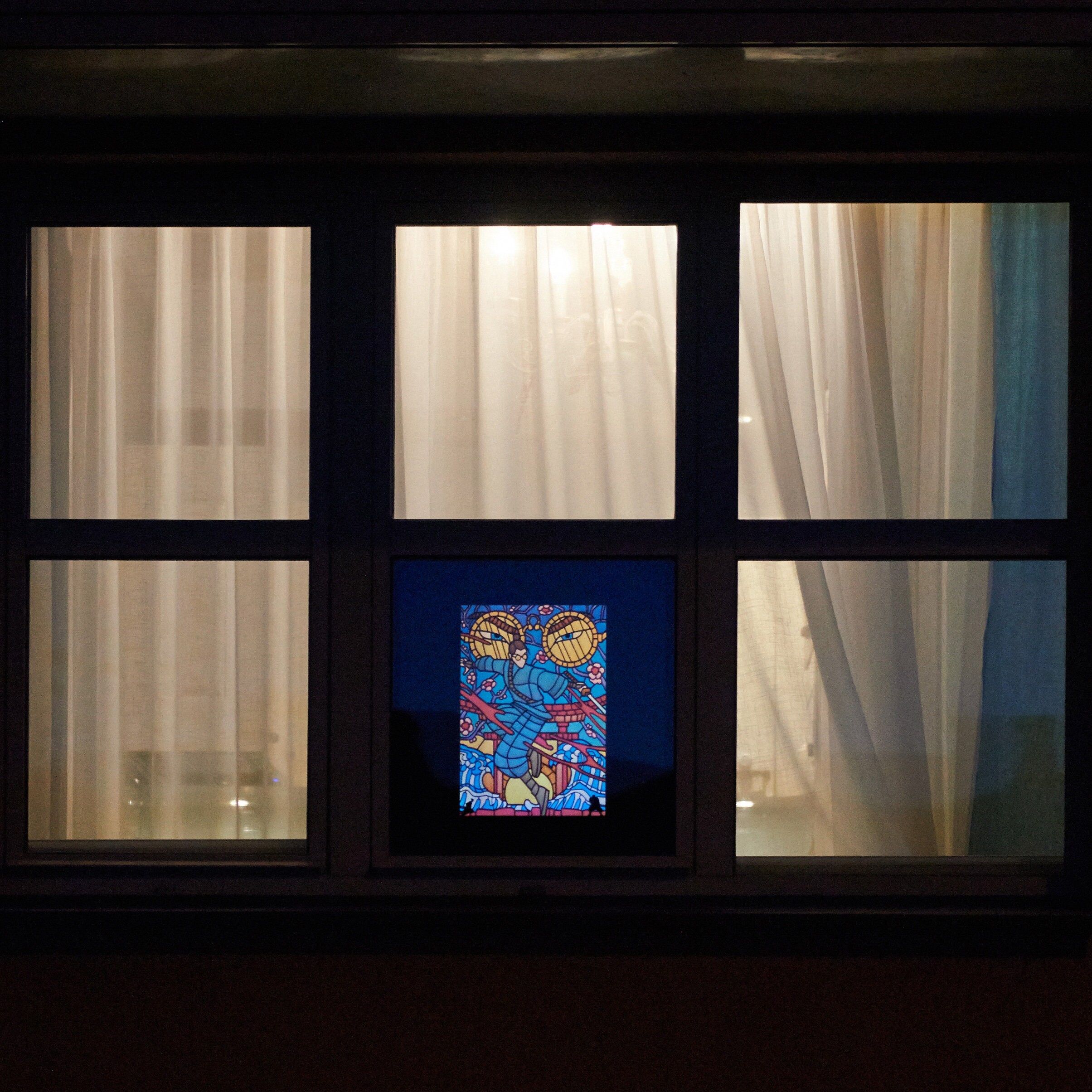 Blue Eye Samurai Inspired Translucent Light Art for Wall, Lightbox or ...