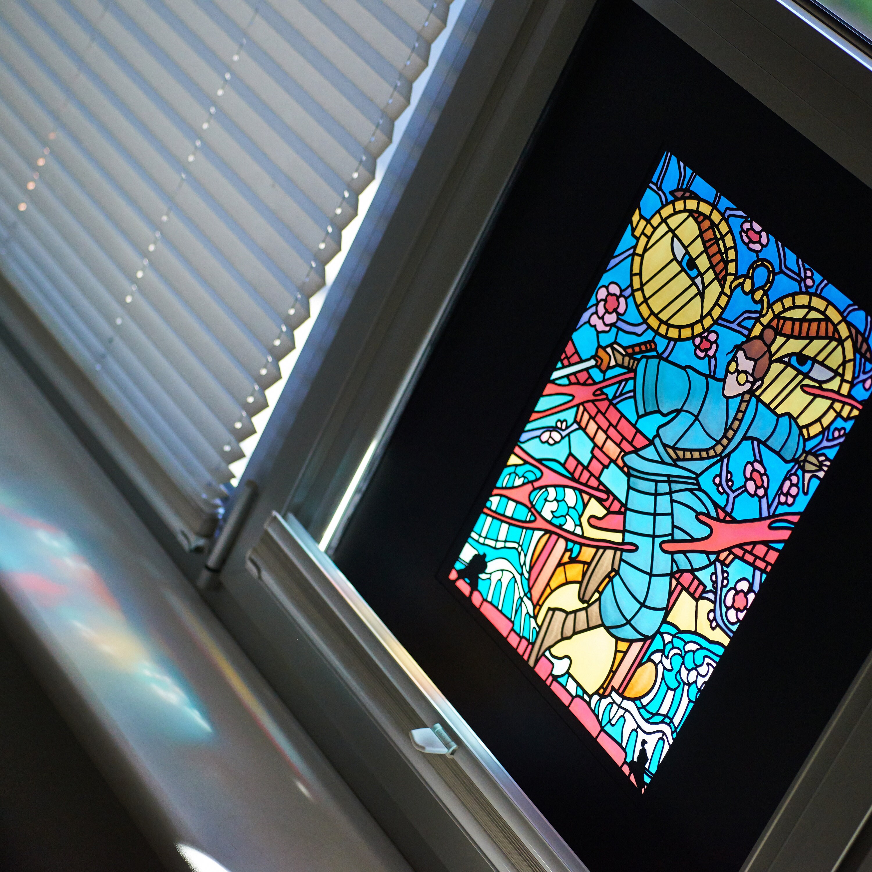 Blue Eye Samurai Inspired Translucent Light Art for Wall, Lightbox or ...