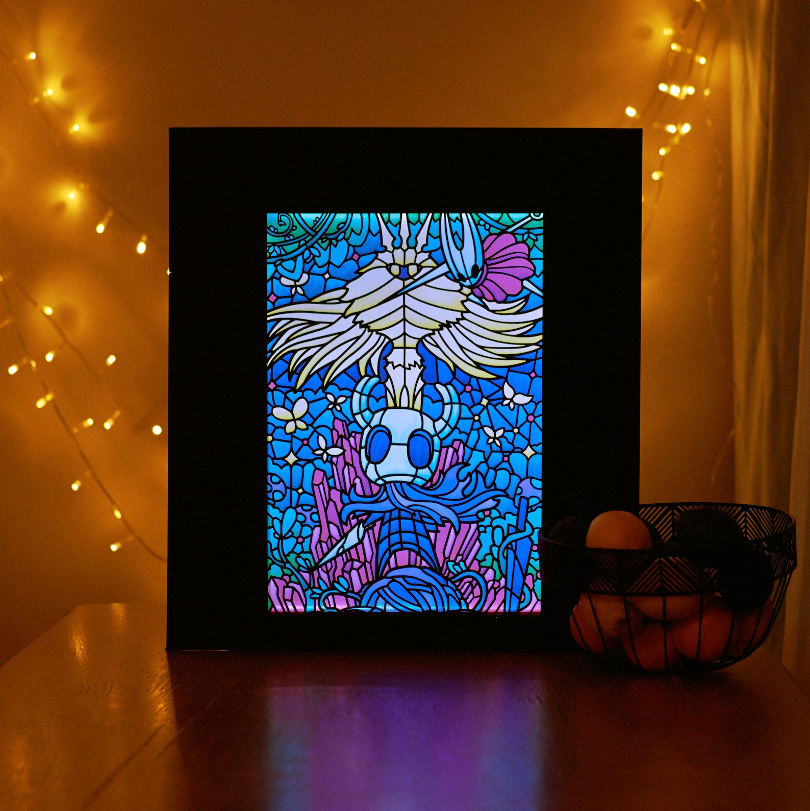 Hollow Knight Inspired Translucent Light Art for Wall, Lightbox or ...