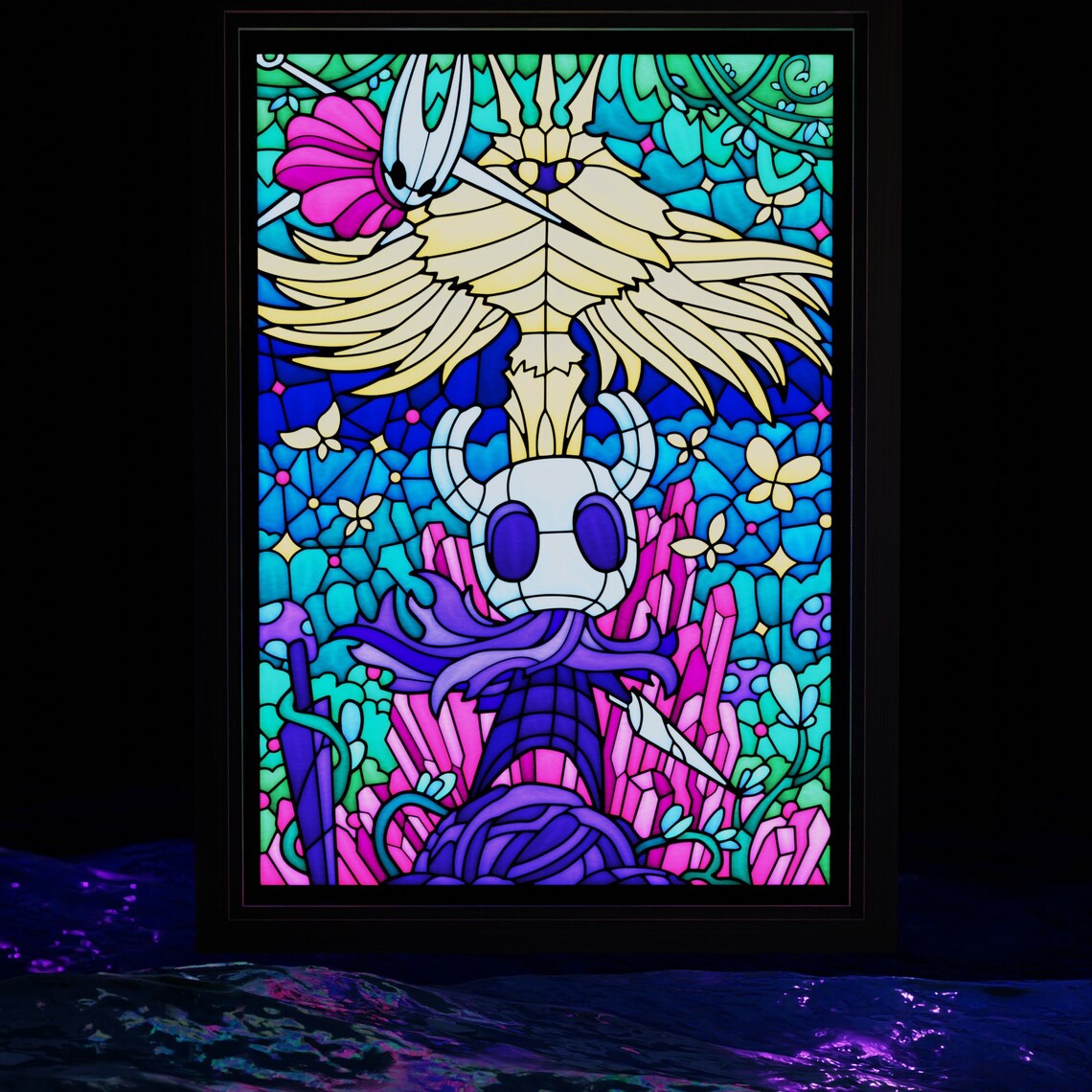 Hollow Knight Inspired Translucent Light Art for Wall, Lightbox or ...