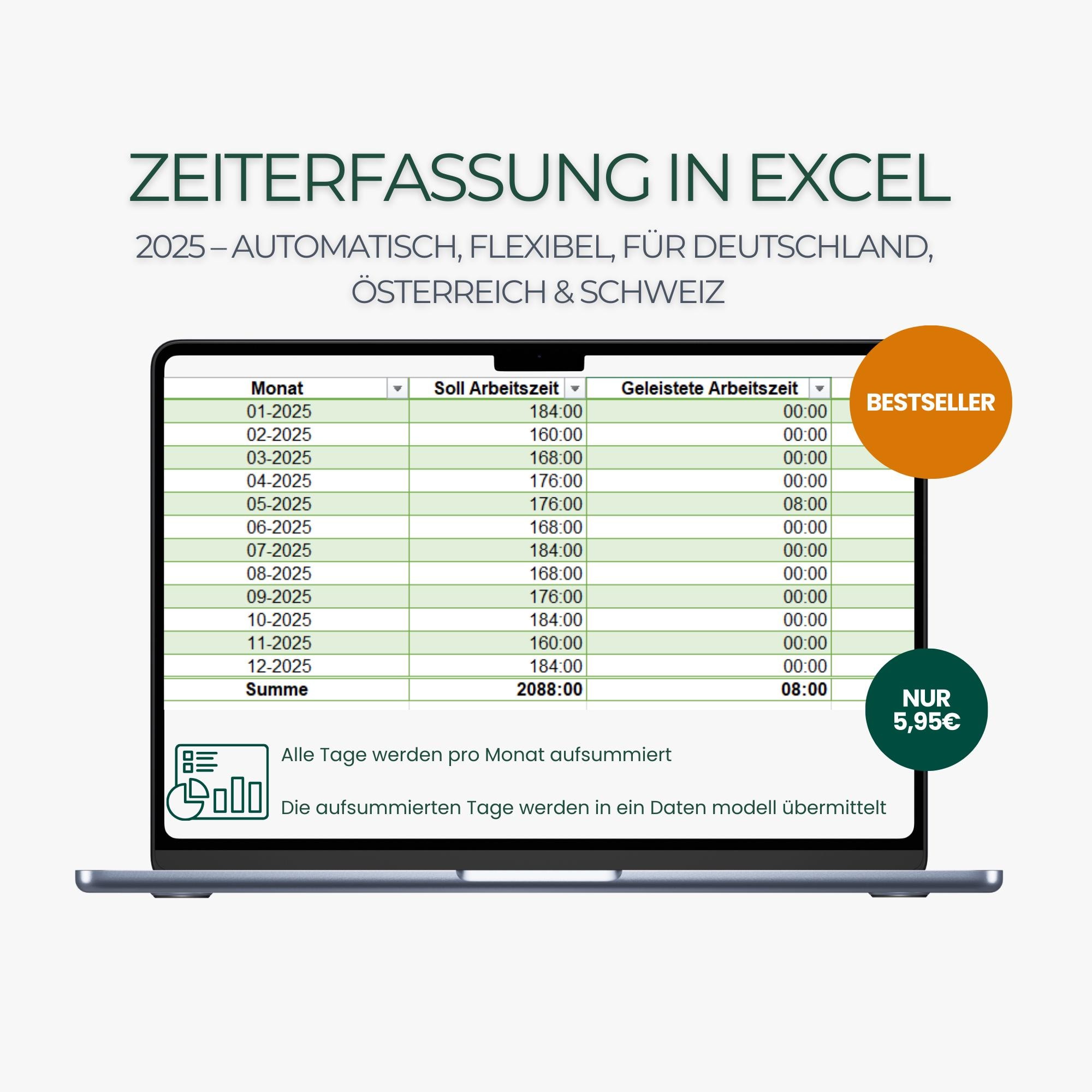 Timesheet 2025 | Excel Template | #timesheet #exceltemplate # ...