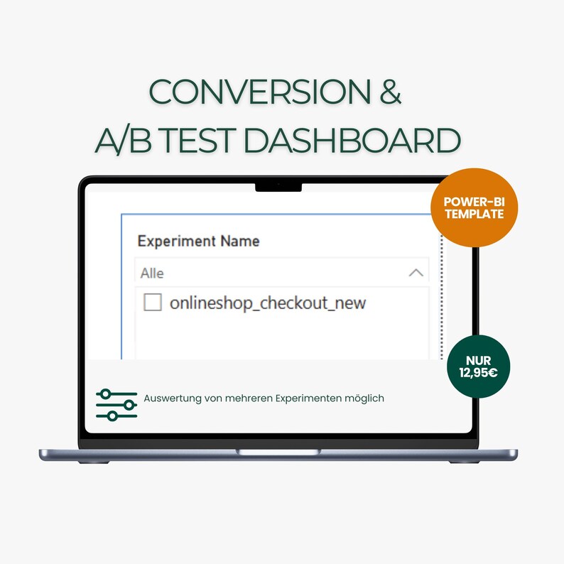 A/B Testing Dashboard | Power BI Template | #marketing #UX #UI # ...