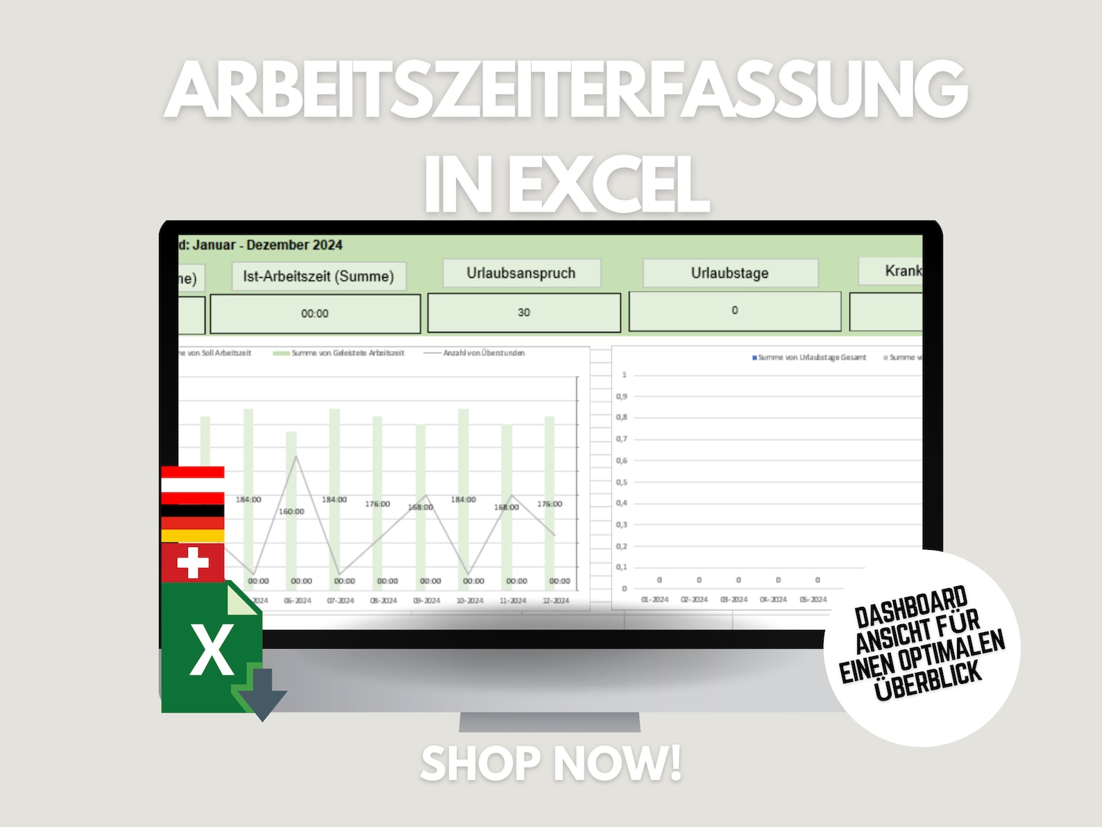Time Tracking 2024 Excel Template timesheet exceltemplate timetracking ...