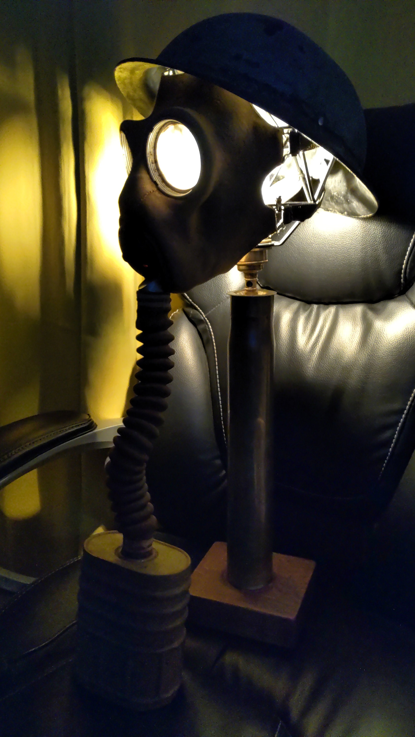 Gas Mask Allied Lamp Recycled From WW2 Collectables - Etsy