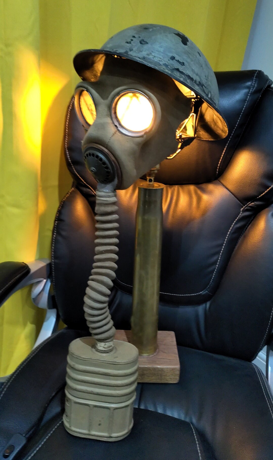 Gas Mask Allied Lamp Recycled From WW2 Collectables - Etsy