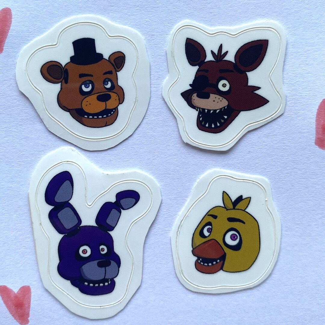 Mini FNAF Vinyl Stickers five Nights at Freddys - Etsy