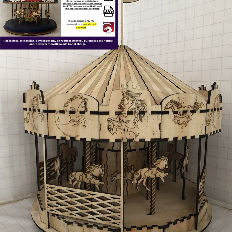 3d Carousel Svg - Etsy
