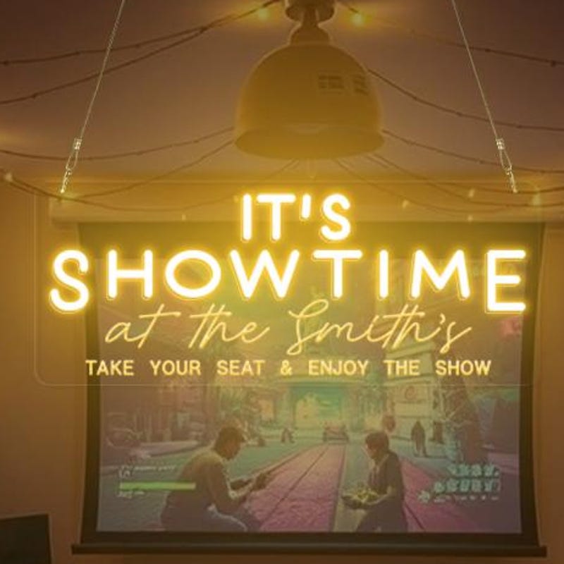 Now Showing Sign - Etsy