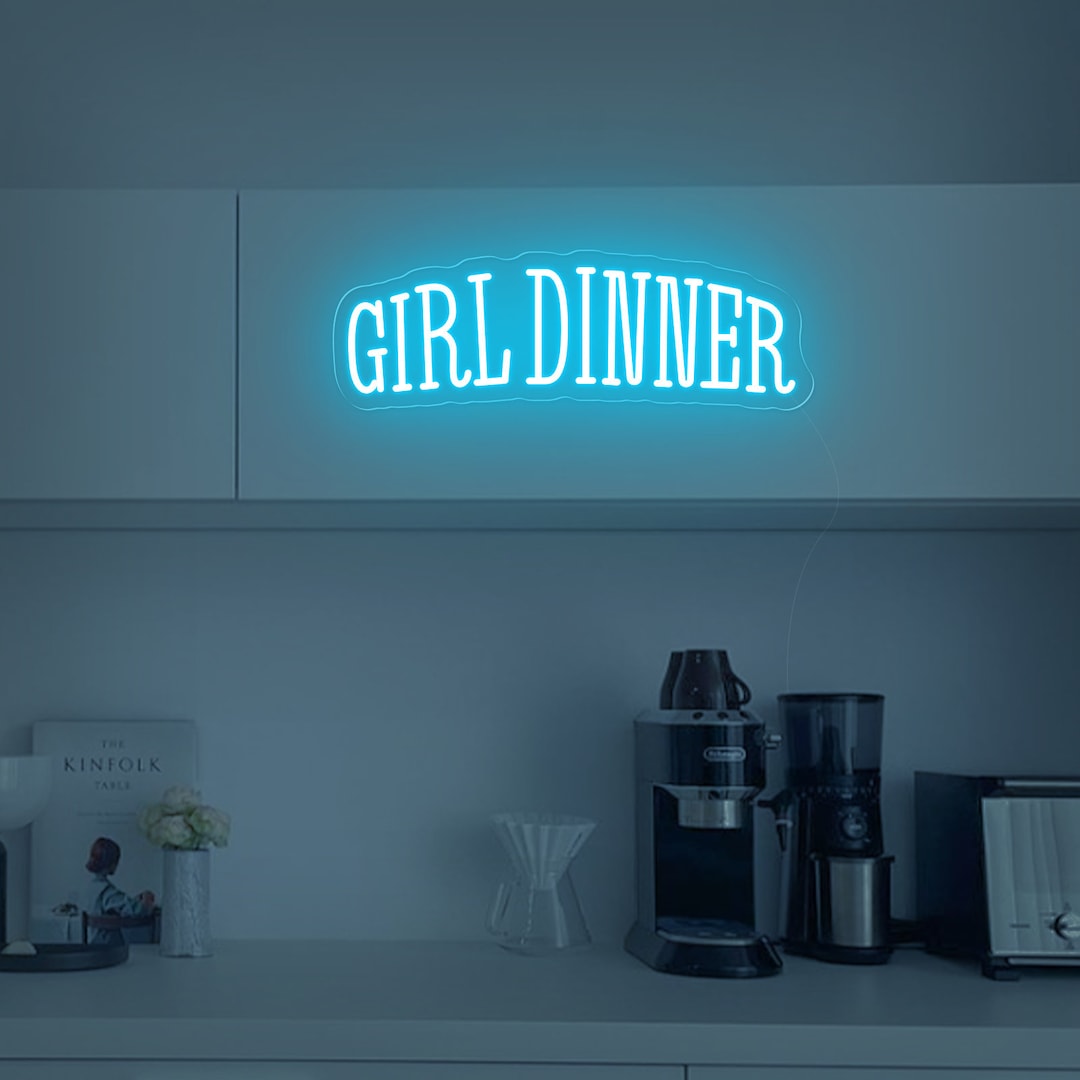 Girl Dinner Neon Sign, Custom Neon Sign, for Astarion Baldurs Gate 3 ...
