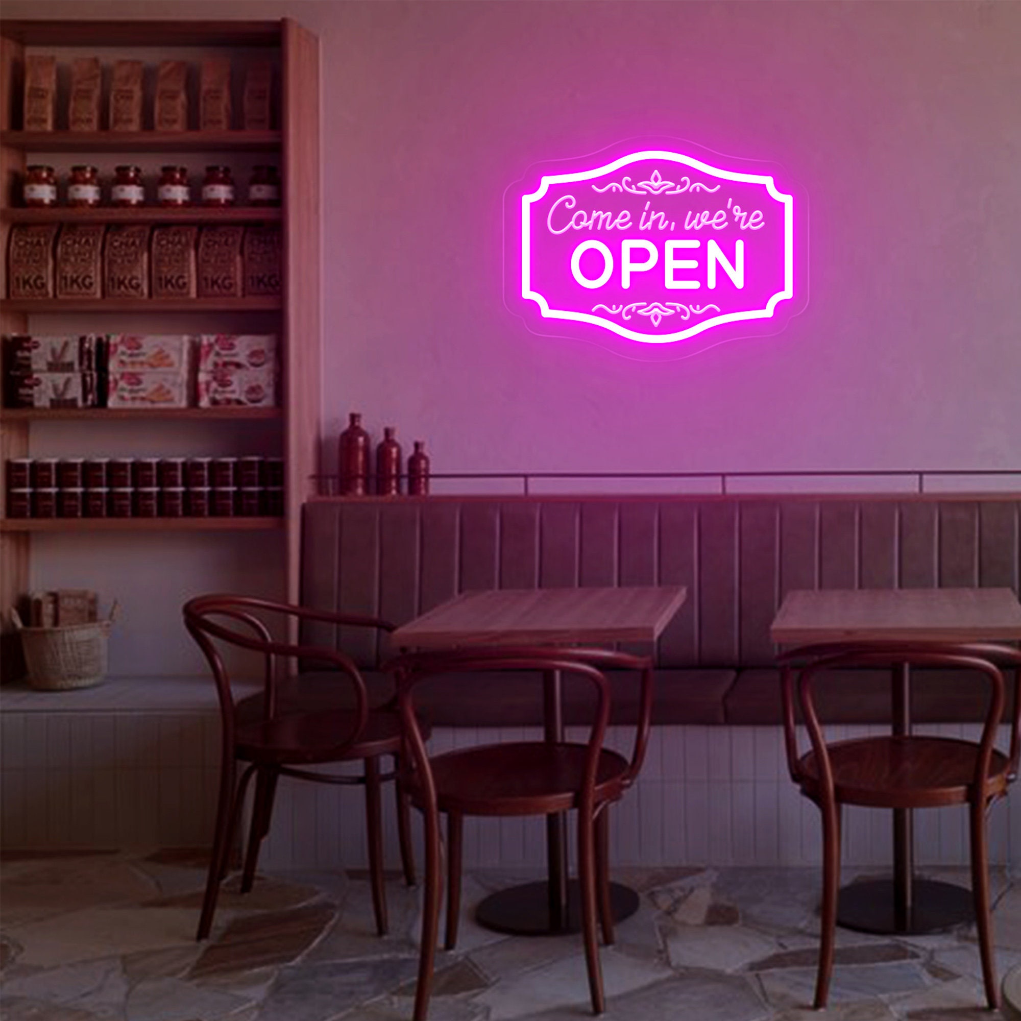 Open Sign for Business Hanging Sign We Are Open Sign Open Neon Sign ...