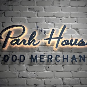 Custom Illuminated Backlit Sign,outdoor and Indoor Signage,custom ...