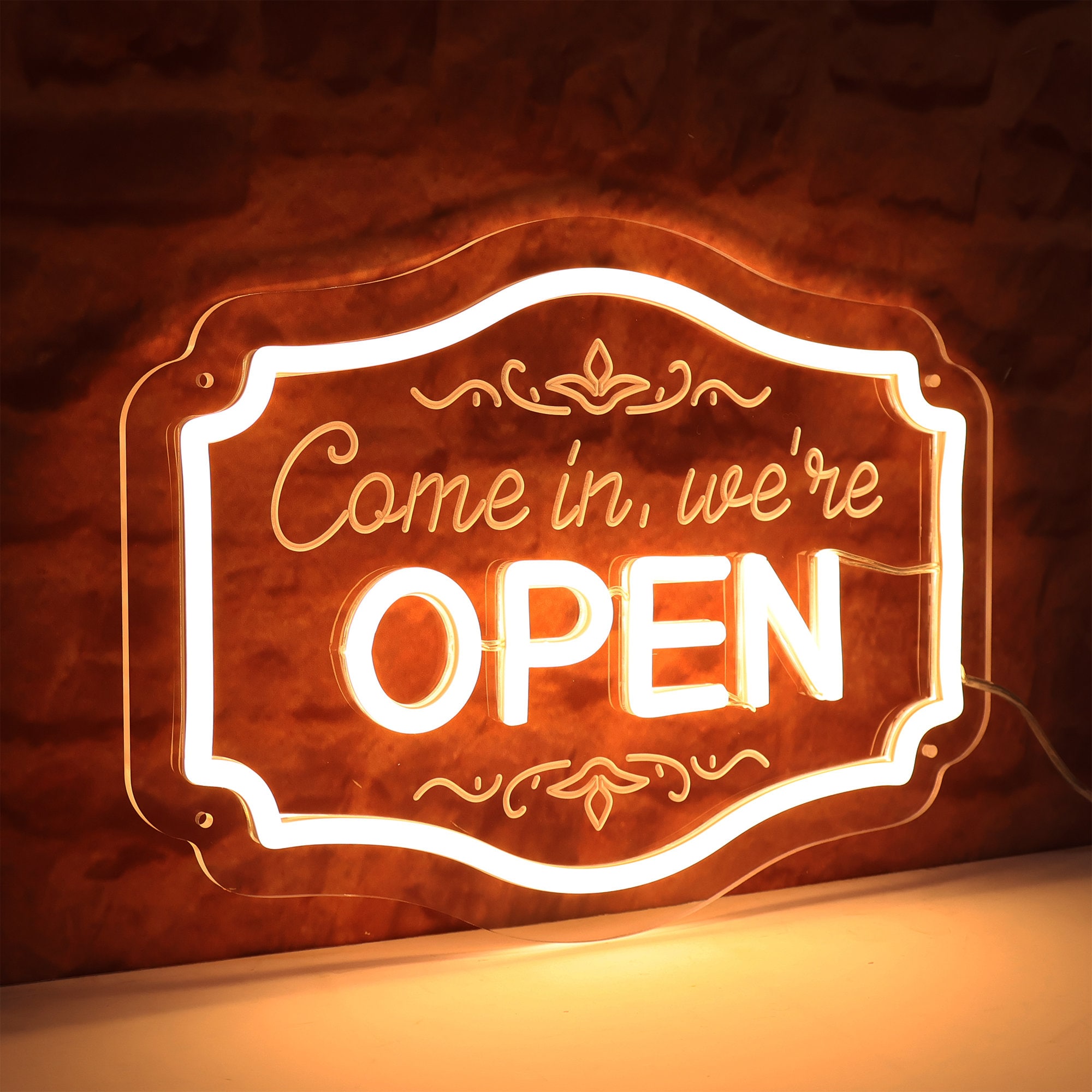 Open Sign for Business Hanging Sign We Are Open Sign Open Neon Sign ...