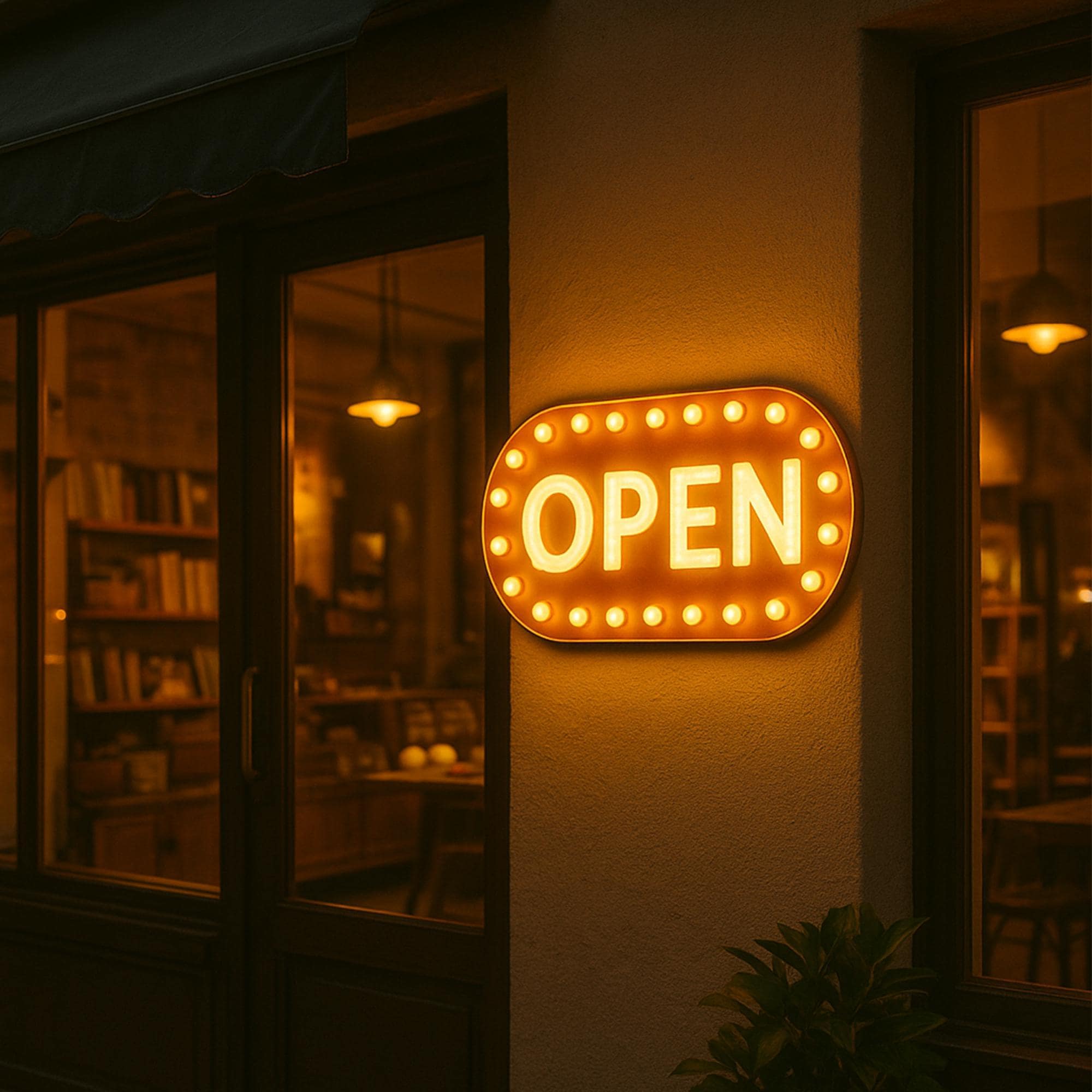 Retro Marquee Open Sign: Restaurant & Bar Decor - Etsy