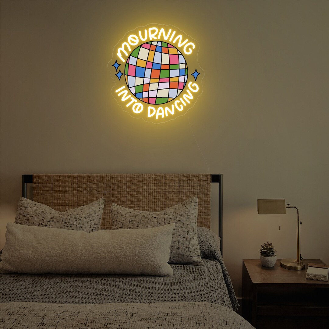 Mourning Into Dancing Neon Sign, Faith Jesus Led Light, Faith Dance ...