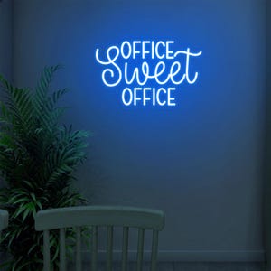 Office Sweet Office Neon Sign,retro Office Wall Art,home Office Decor ...