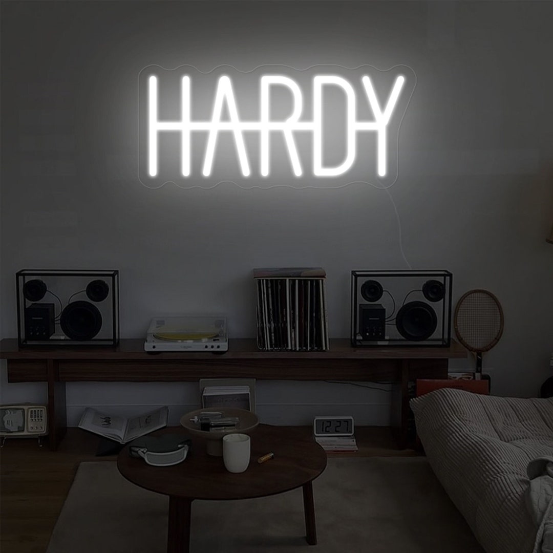 Hardy Neon Sign,country Music Led Light, Music Lovers Gift, Morgan ...