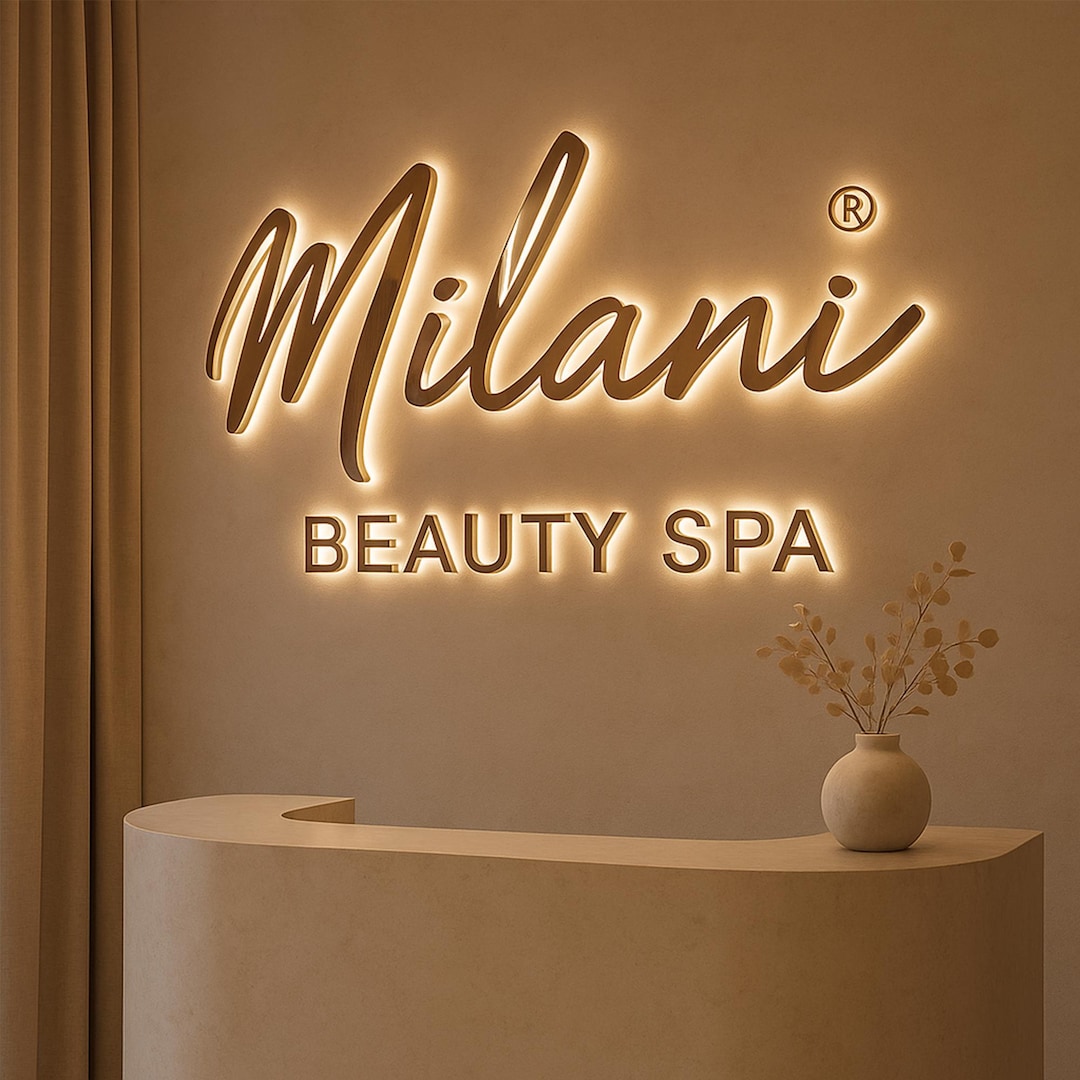 Custom Illuminated Backlit Sign,outdoor and Indoor Signage,custom ...