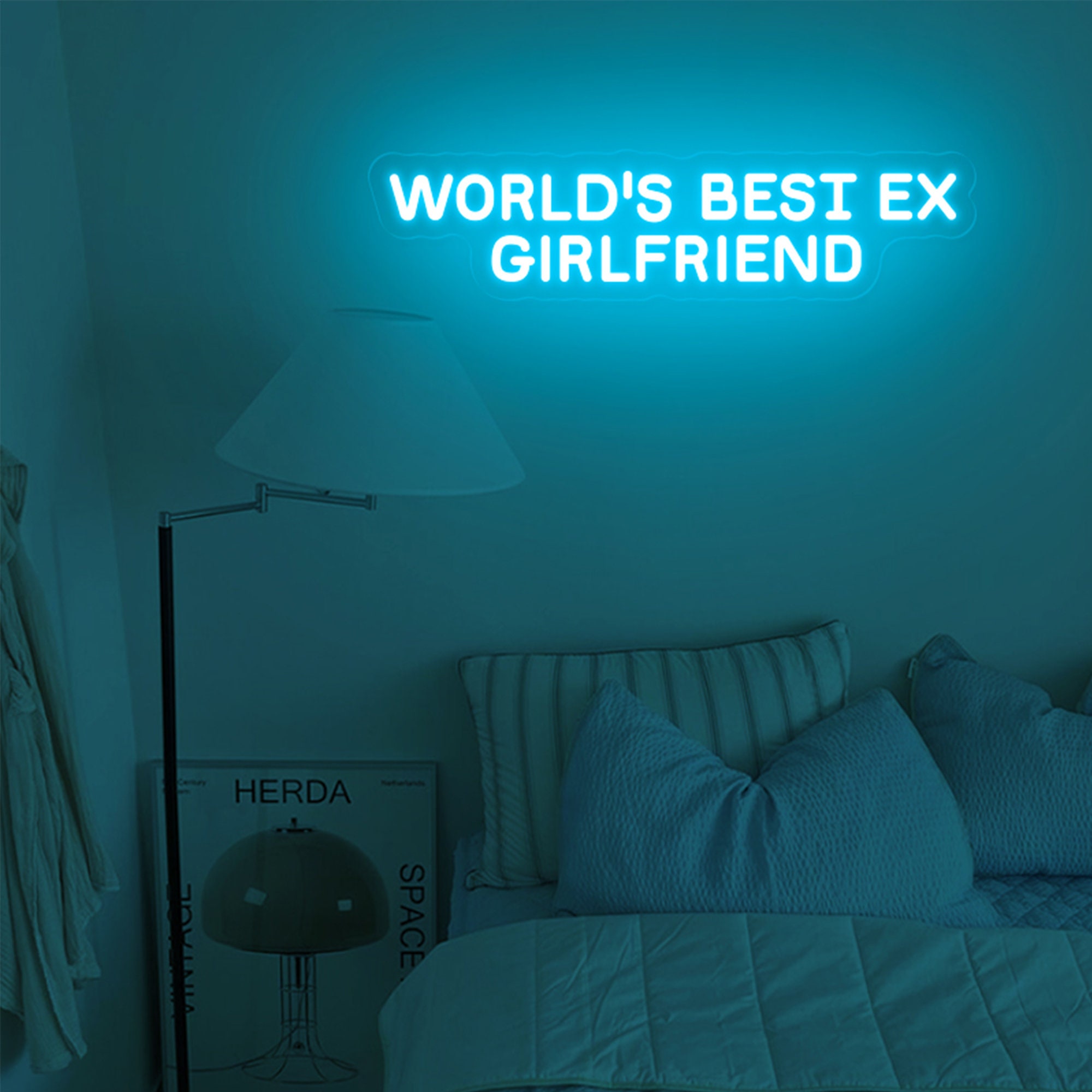 Worlds Best Ex Girlfriend Neon Sign, Y2K Trendy Girly Room Decor, Y2K ...